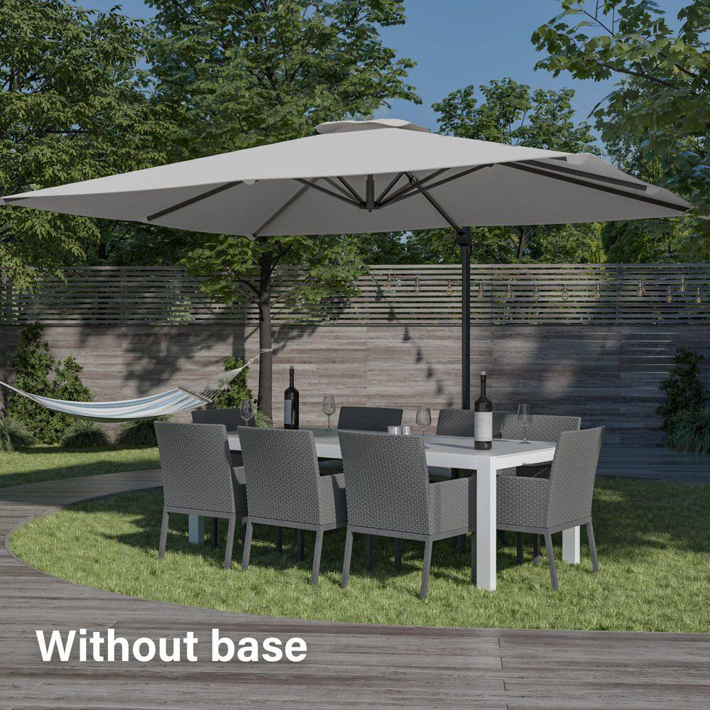 Have a question about JOYESERY 11.5 ft. x 9 ft. Outdoor Rectangular Cantilever Patio Umbrella ...