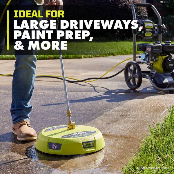 RYOBI 3300 PSI 2.4 GPM Cold Water Gas Pressure Washer with 212cc Engine ...