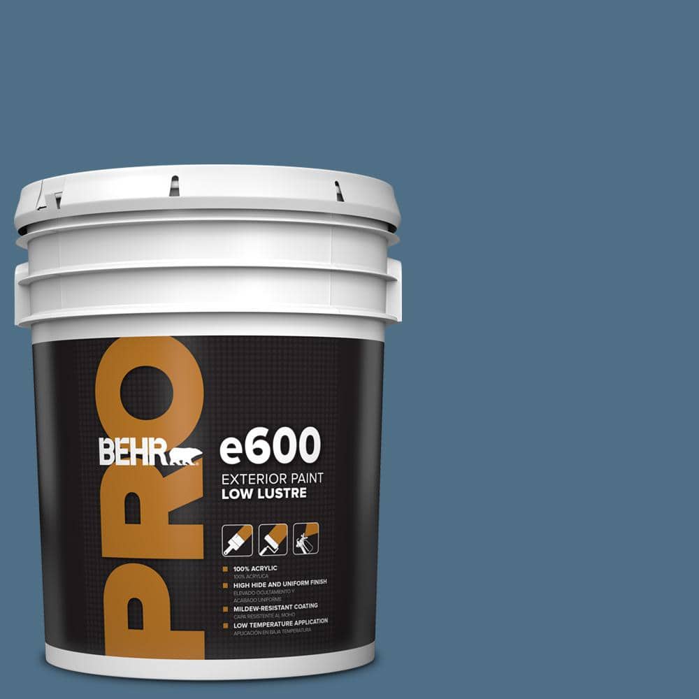 BEHR PRO 5 gal. #S500-6 Shipyard Low Luster Exterior Paint PR62305 ...