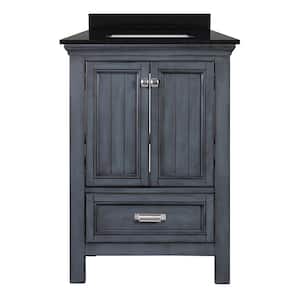 Foremost Brantley 37 in. W x 22 in. D Bath Vanity in Harbor Blue with ...