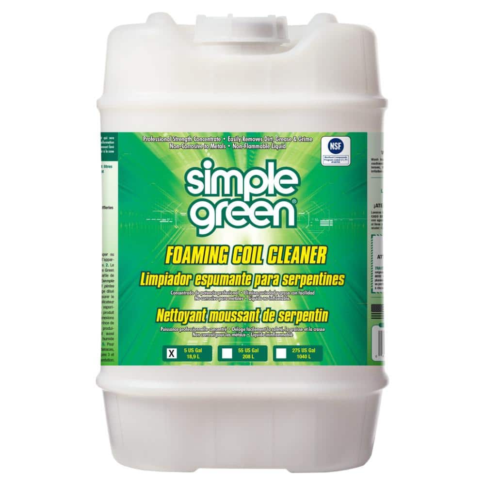 Simple Green 5 Gal. Foaming Coil Cleaner 0100000104005 - The Home Depot