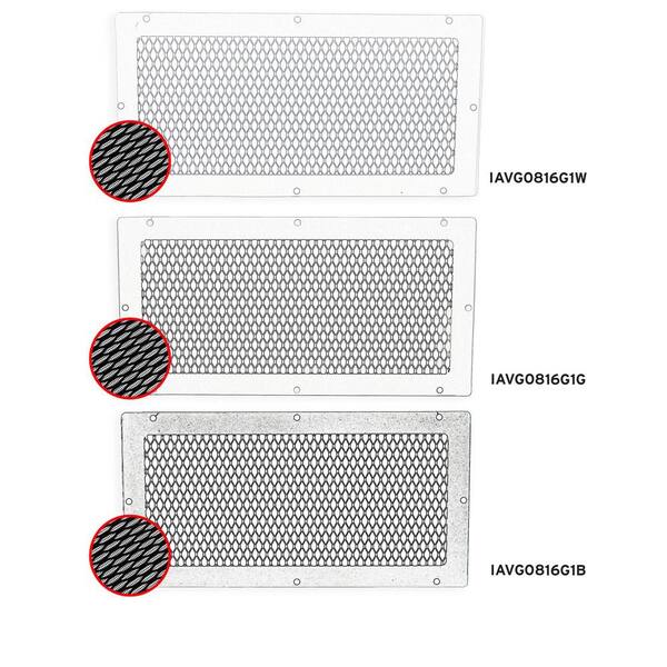 HY-C 10 in. x 18 in. Black Insect Armor Foundation Guard IAVG1018G1B ...