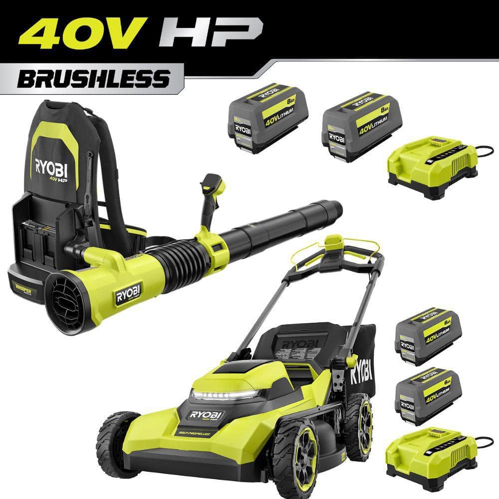 Reviews for RYOBI 40V HP Brushless 21" Walk Behind Self-Propelled Mower ...
