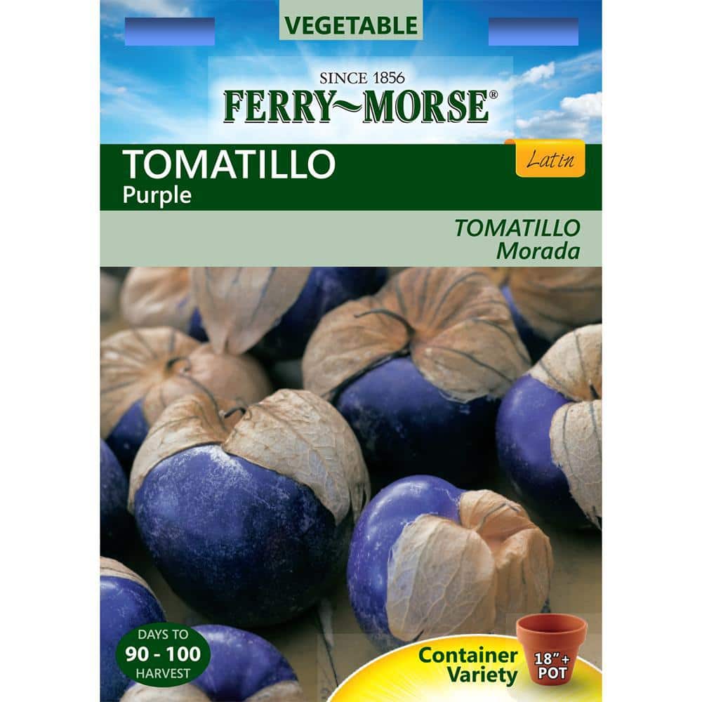 Ferry-Morse Tomatillo Purple Latin Seed 4122 - The Home Depot