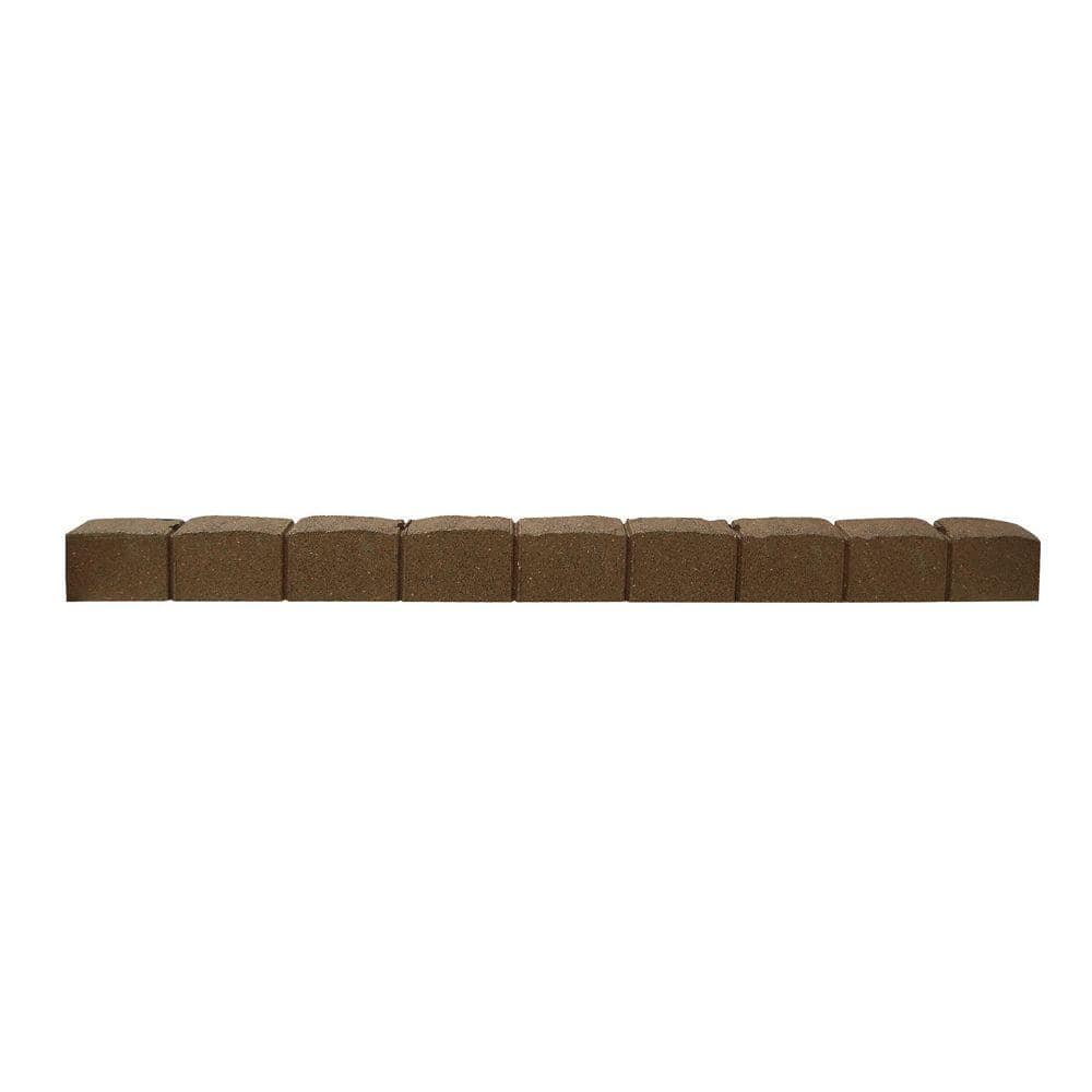 Vigoro Roman Stone 4 ft. Rubber Earth Edge MT5001675 - The Home Depot