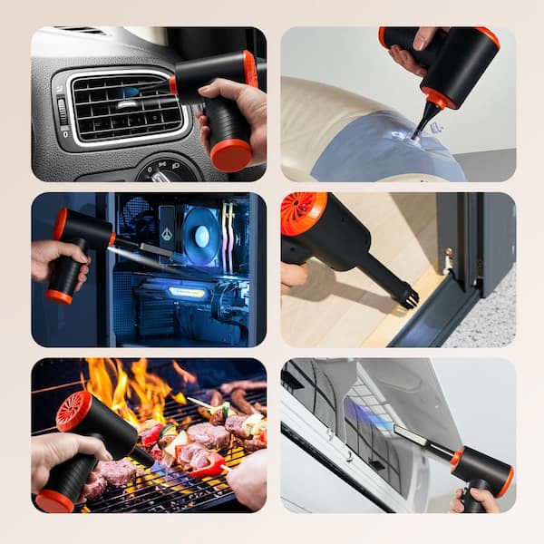 PC Cleaning Tool Cordless Electric High Pressure Air Duster - Computer ...