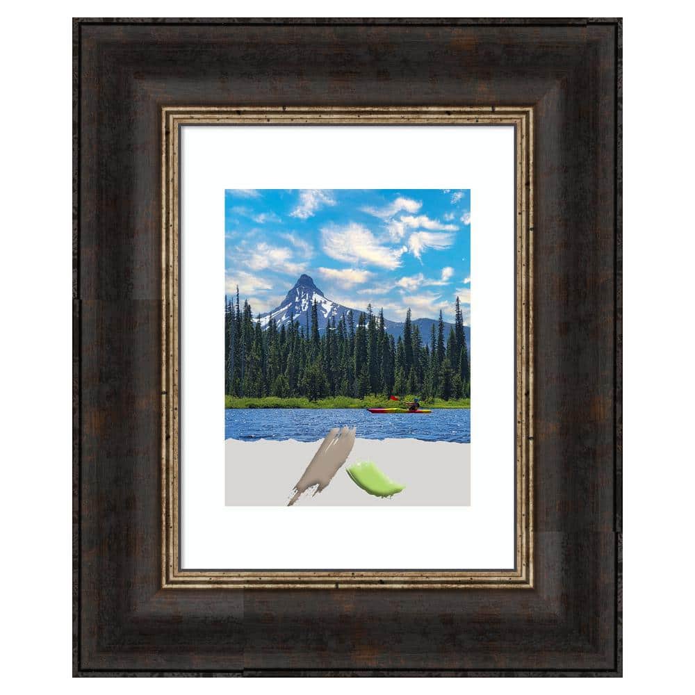 Amanti Art Varied Black Picture Frame Opening Size 11 x 14 in. (Matted ...