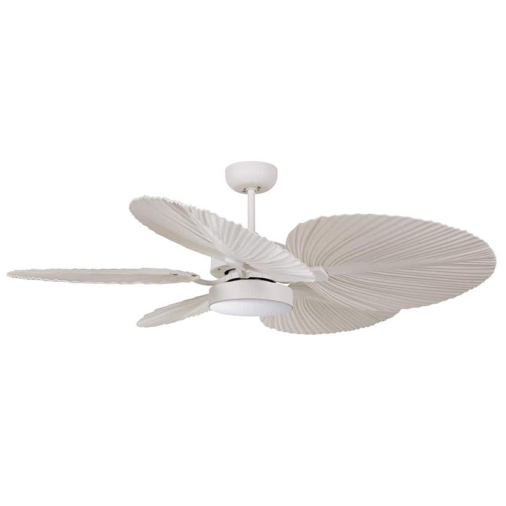 Lucci Air Bali 52in. Indoor/Outdoor Antique White DC Ceiling Fan with ...