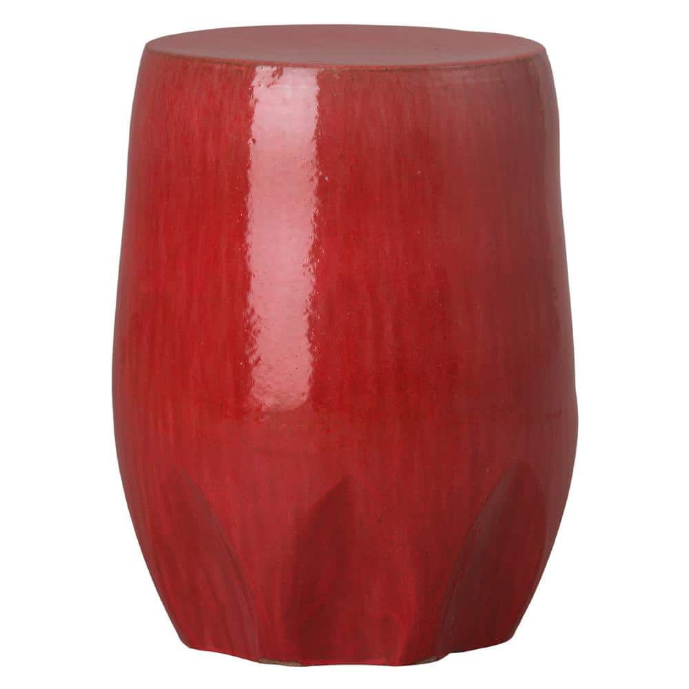 Emissary 22 in. Large Plum Calyx Stool CY0545PL - The Home Depot
