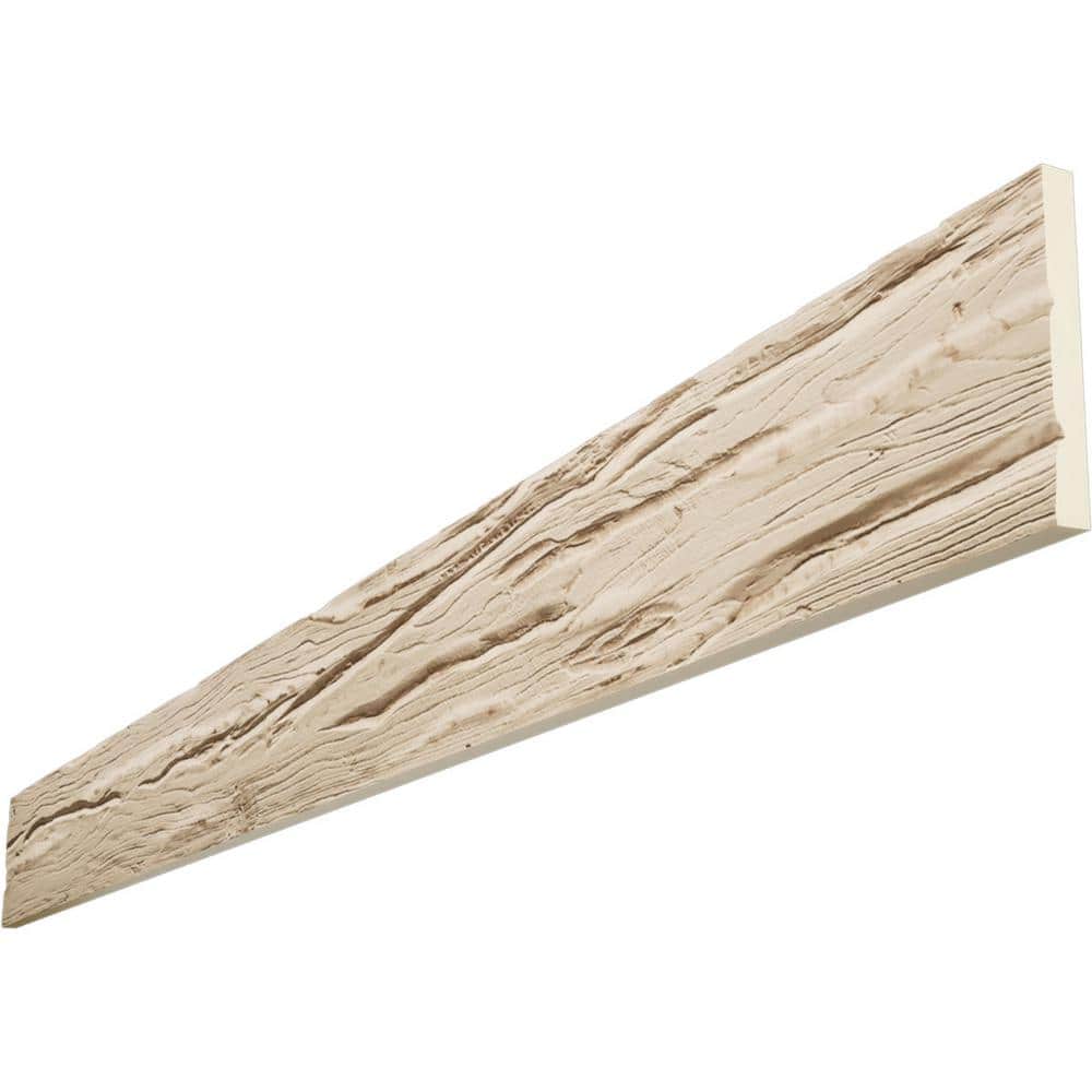 Ekena Millwork Endurathane 1 in. H x 12 in. W x 8 ft. L Riverwood ...