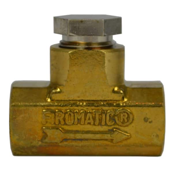 BECKETT 3/8 in. FPT X 3/8 in. FPT Brass Oil Check Valve 12410 - The ...
