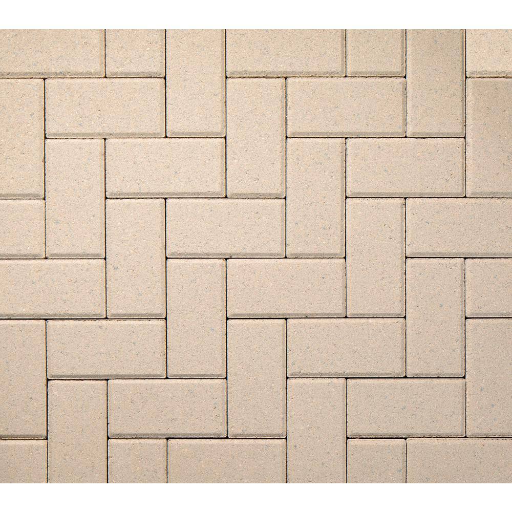 Oldcastle 8 in. L x 4 in. W x 2.25 in. H 60mm Linen Holland Pavers (486 ...