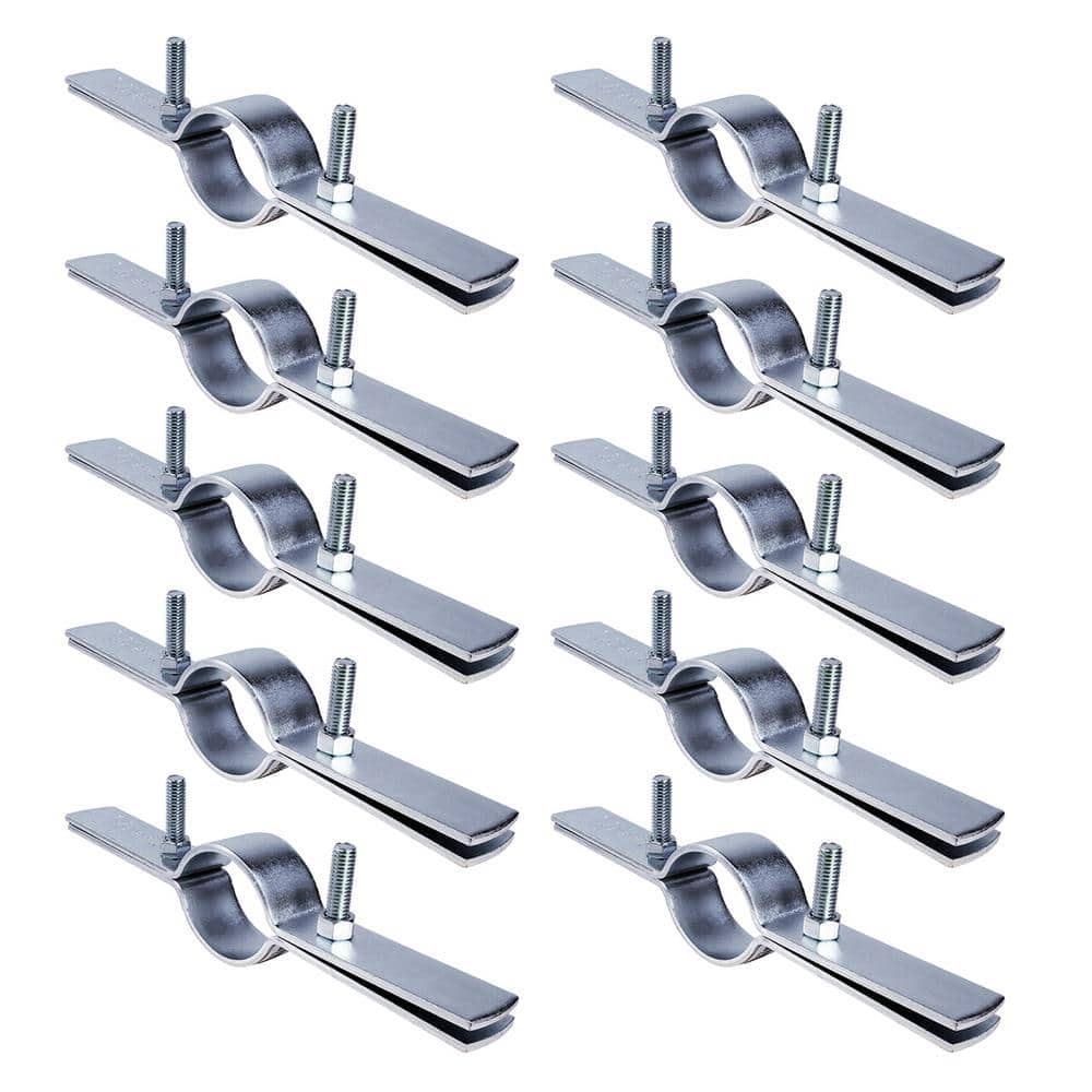 PLUMBFLEX 1 in. Riser Clamp in Electro Galvanized Steel (10-Pack ...