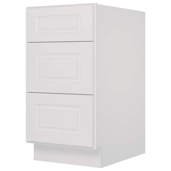 HOMEIBRO 18 in. Wx24 in. Dx34.5 in. H in Raised Panel Dove Plywood ...