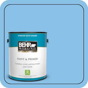 BEHR MARQUEE 1 gal. #P510-3 Rhodes Matte Interior Paint & Primer 145001 ...