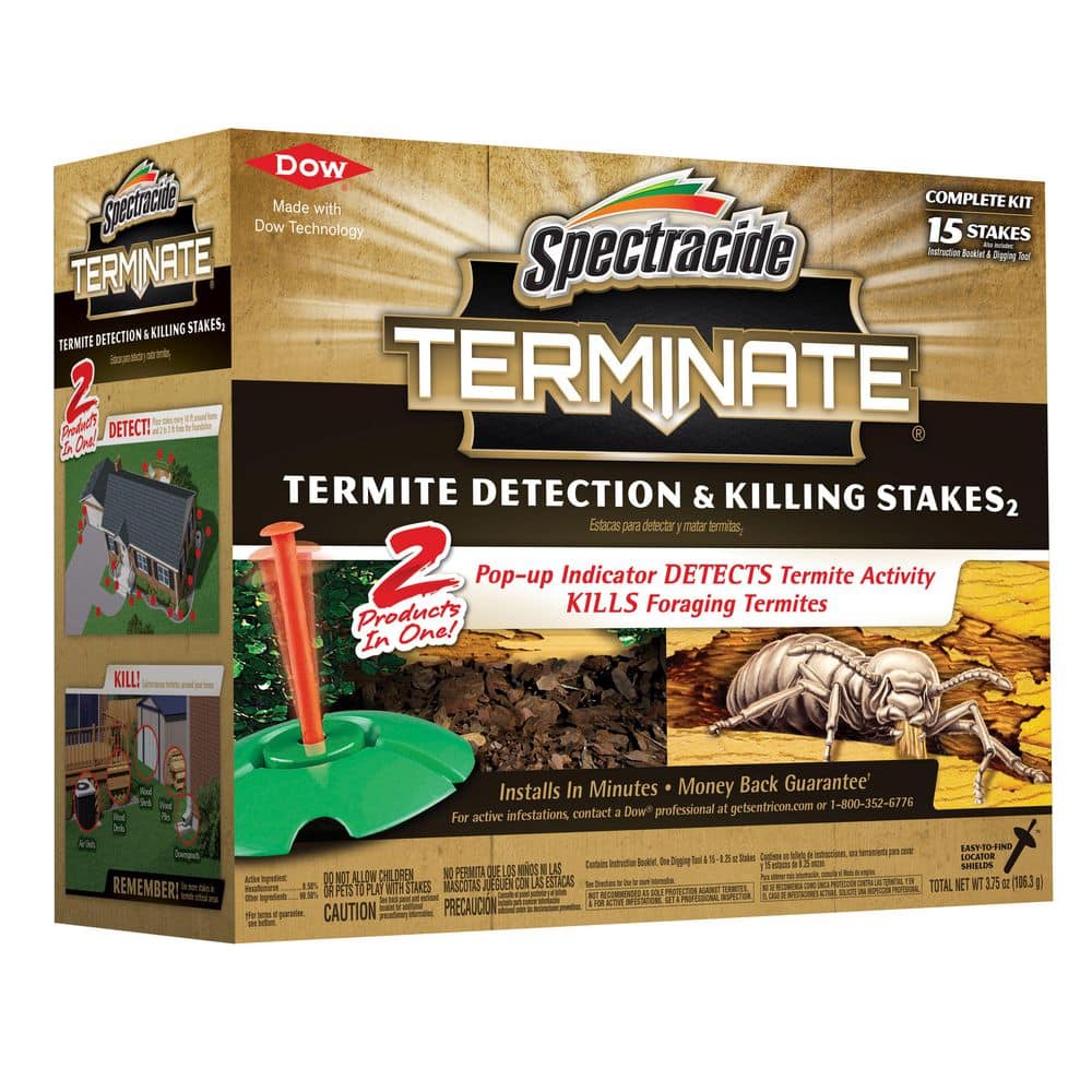 Spectracide Terminate Termite Detection and Killing Stakes (15-Count ...