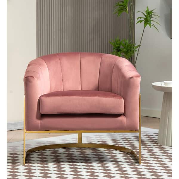 Rose pink armchair store