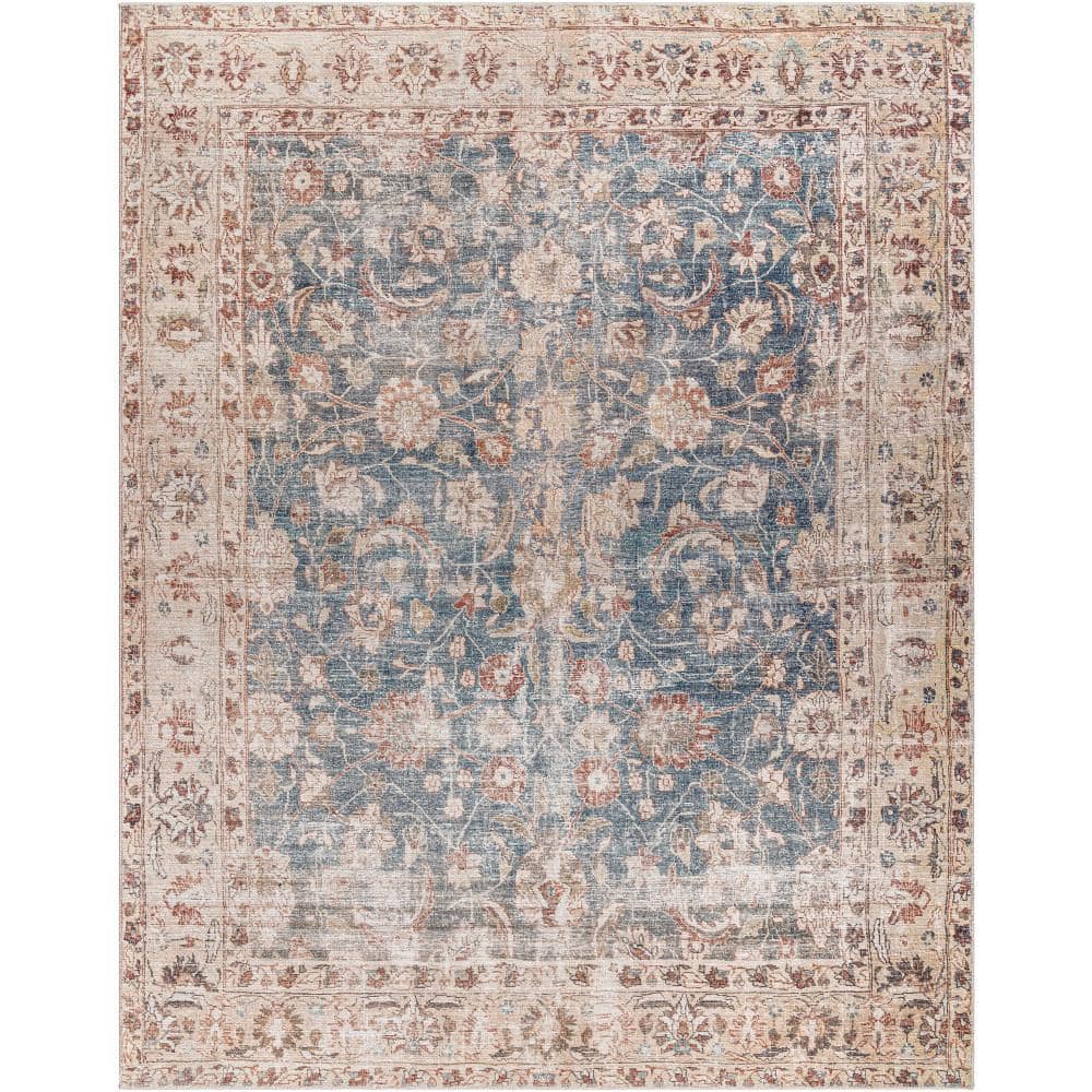 Livabliss Becki Owens Marlene Blue/Tan Medallion 10 ft. x 14 ft. Indoor ...