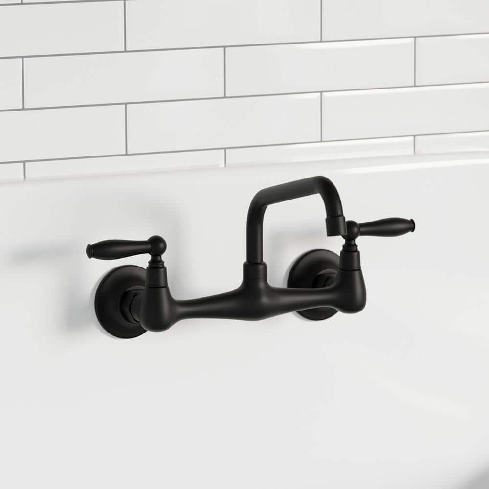 Swiss Madison Loire 2-Handle Wall-Mounted Faucet with Easy to Clean ...