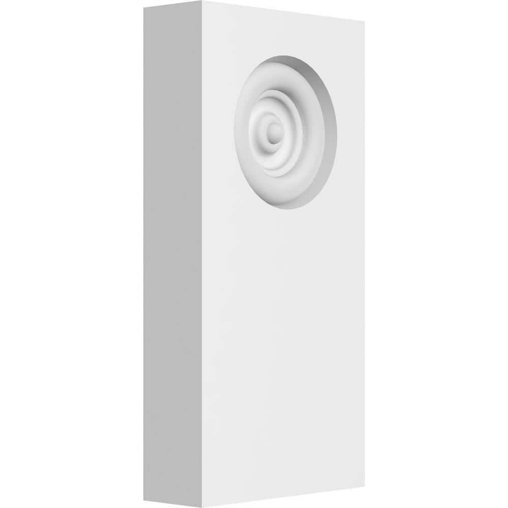 Ekena Millwork 1 in. x 3 in. x 6 in. PVC Standard Foster Bullseye ...