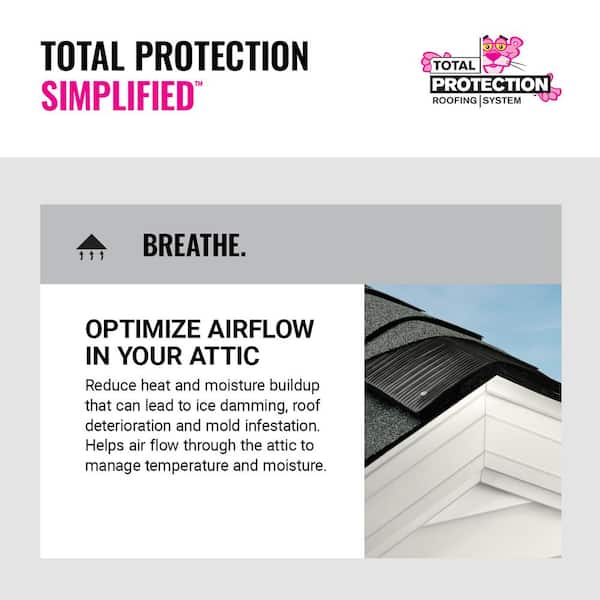 Owens Corning VentSure 11 in. x 240 in. RidgeCat Rolled Ridge Vent in ...