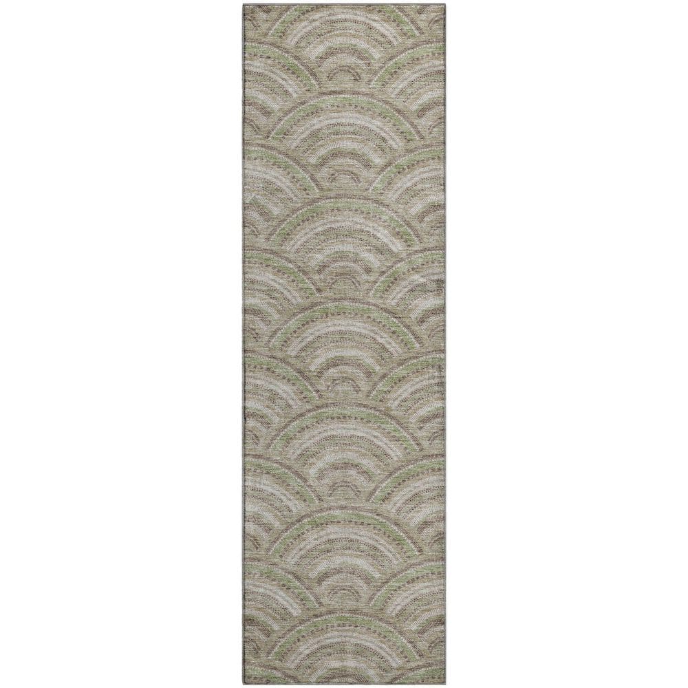 Addison Rugs Mayfield Premium Machine Washable Abstract AMF984 Taupe 2 ...