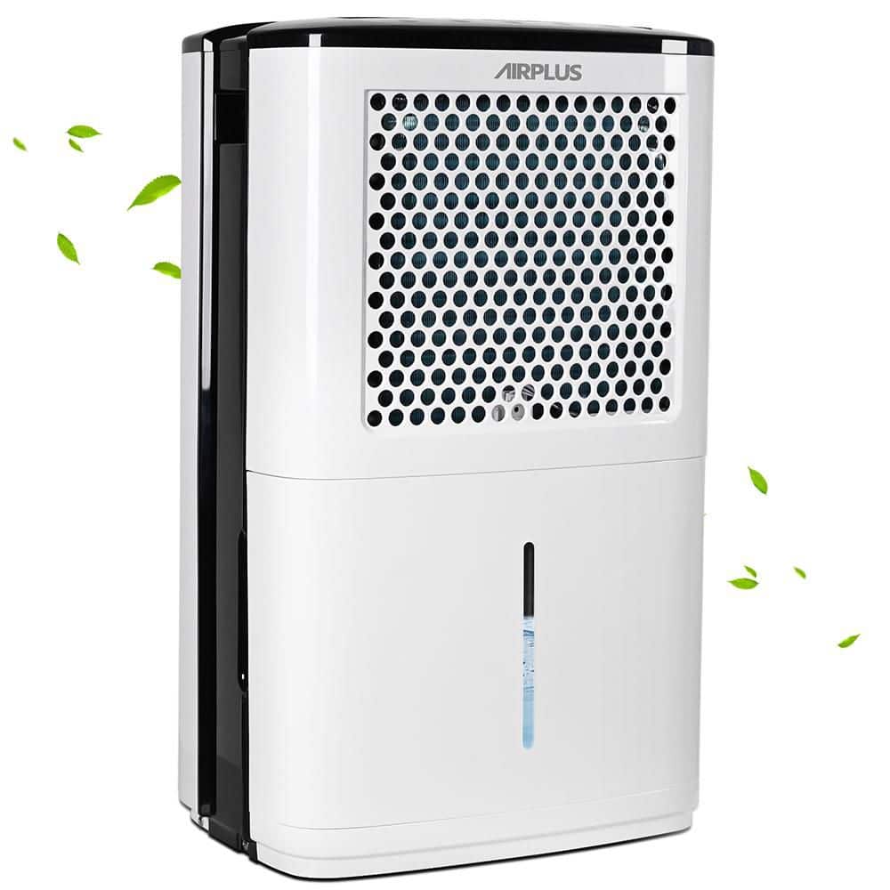 Edendirect 38 pt. 2000 sq. ft. Portable Dehumidifier in White with ...