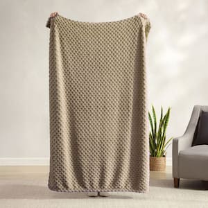 Swift Home Jacquard Plush Throw Blanket 50 in. x 70 in. 108470-PP - The ...