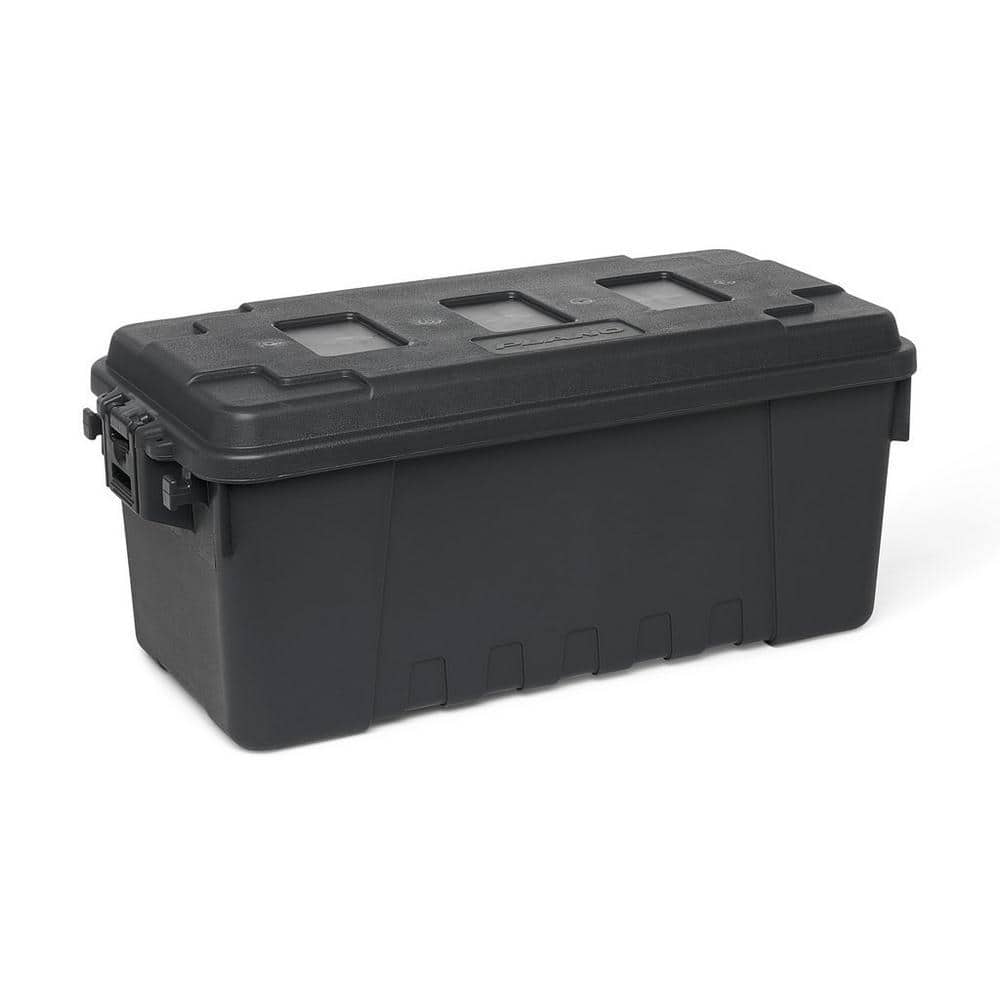 Plano 17-Gal. Storage Box in Charcoal PLAT17CHE - The Home Depot