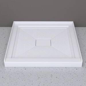 KOHLER Guard+ 34 in. x 36 in. Single Threshold Shower Base in White ...