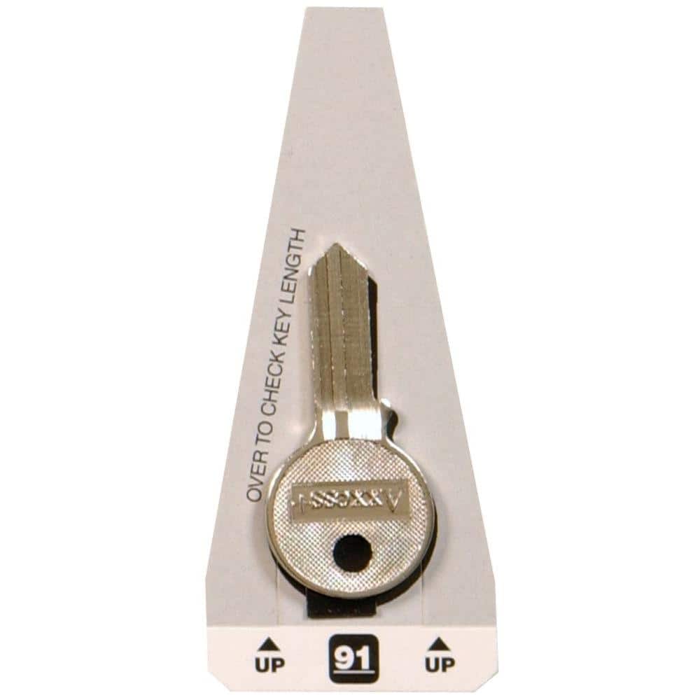 Hillman #91 American Lock Key Blank 88077 - The Home Depot