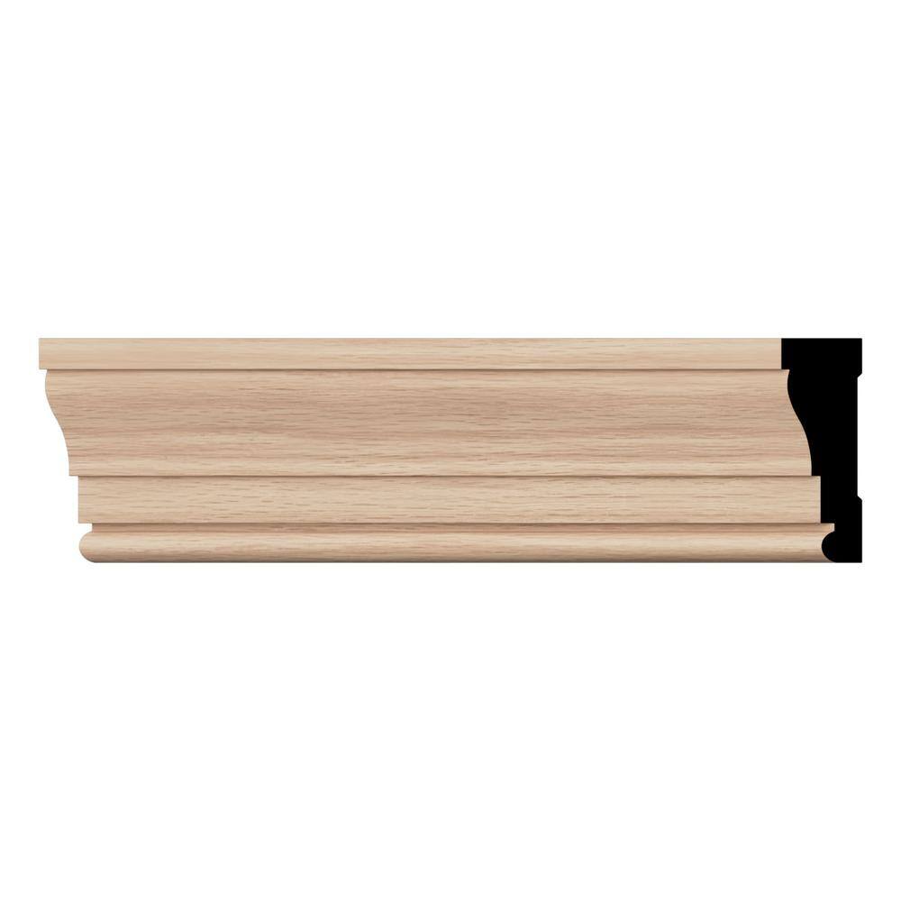 Ekena Millwork WM376 0.69 in. D x 2.25 in. W x 96 in. L Wood (Red Oak ...