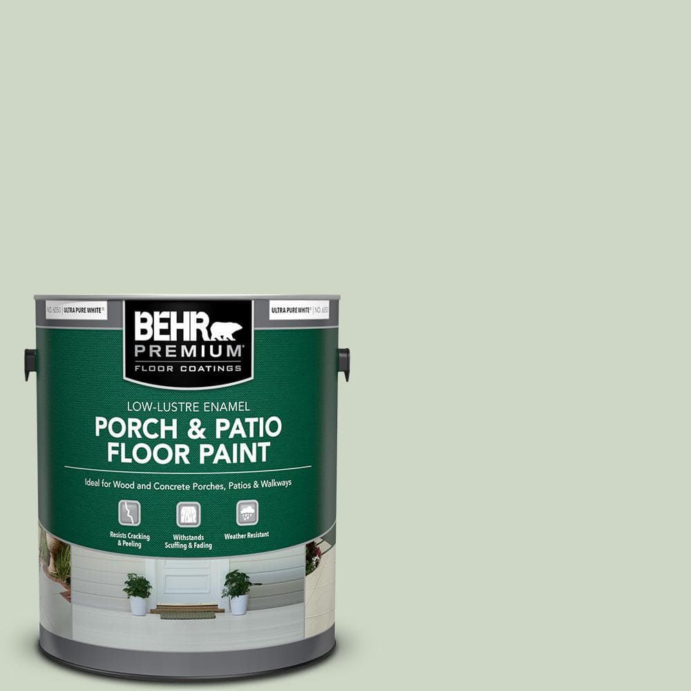 BEHR PREMIUM 1 gal. #S390-2 Spring Valley Low-Lustre Enamel Interior ...