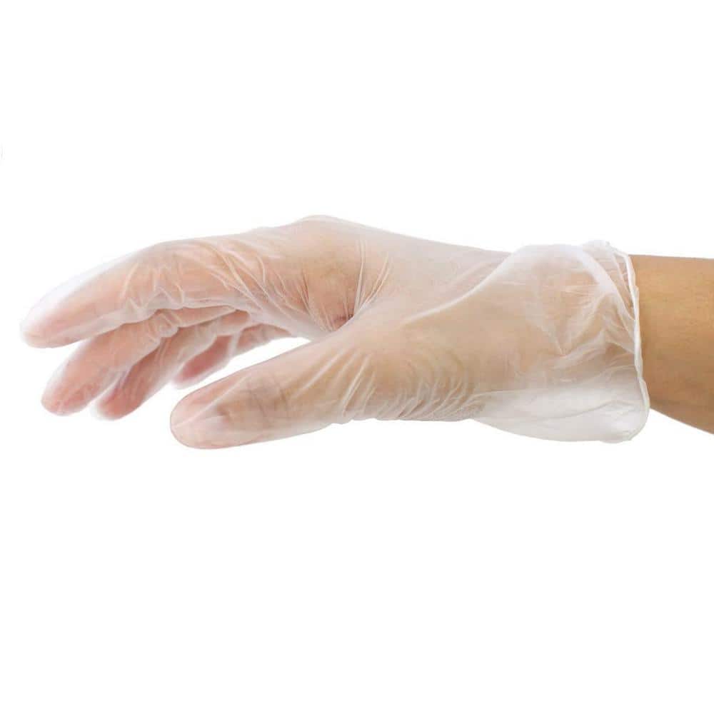 BISON LIFE One Size Fit Most, Multi Purpose Disposable Vinyl Gloves ...