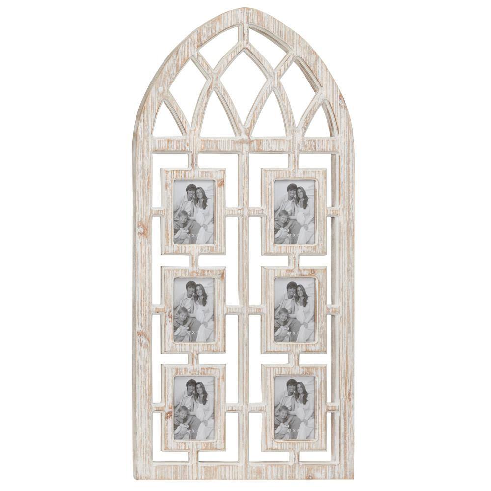 Litton Lane Light Brown Wood Vintage Wall Photo Frame 41 in. x 19 in ...