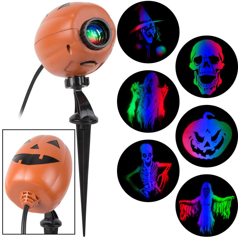 LightShow WaveMotion-Includes 6 Slides- Witch/Skull/JOL/Ghoul/Skeleton ...