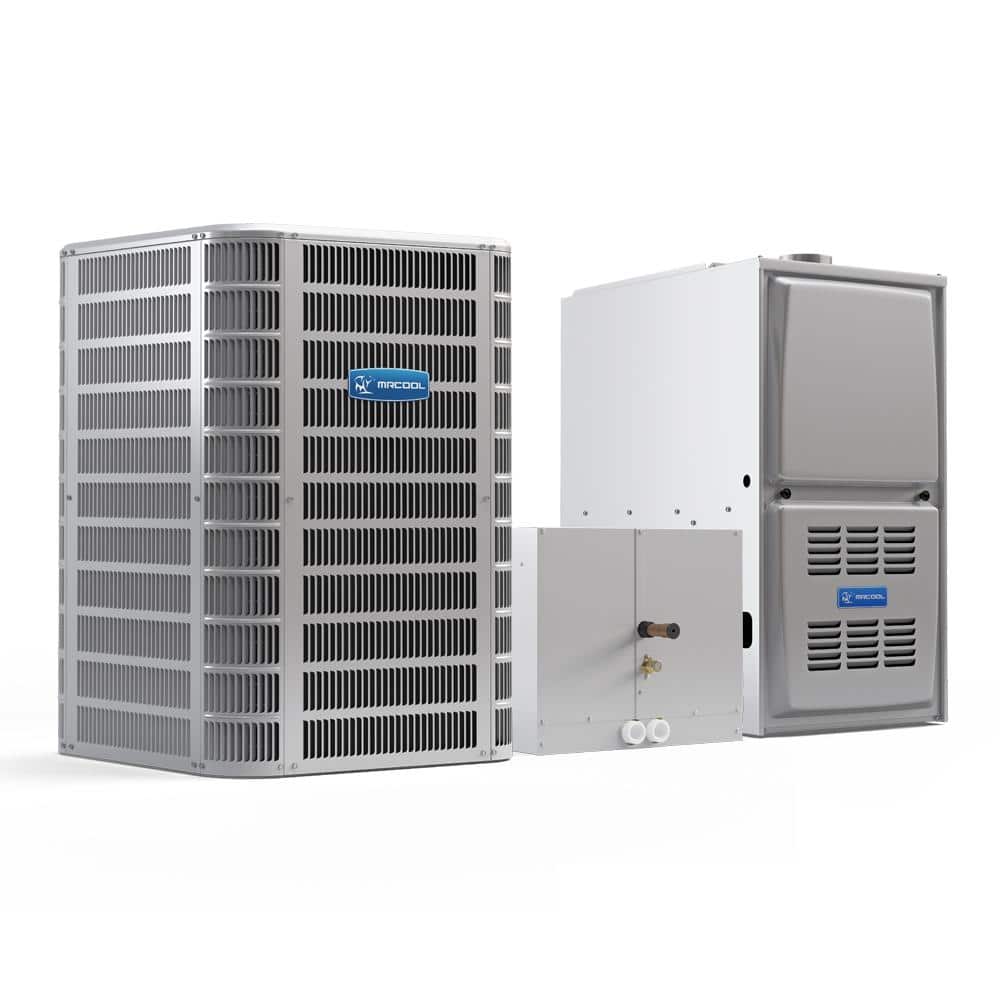MRCOOL MX 2.5-Ton 26,000 BTU 16 SEER Downflow Split System A/C and ...