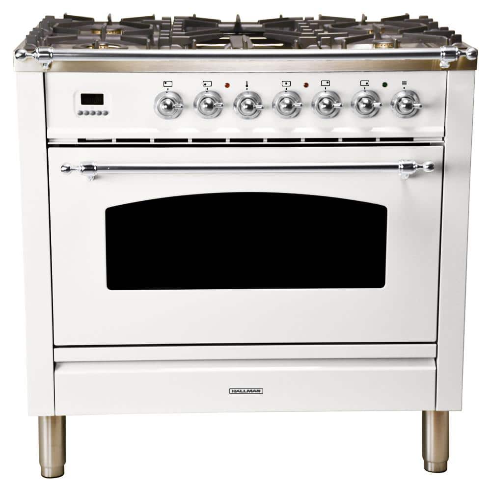Have a question about Hallman 36 in. 3.55 cu. ft. Single Oven Italian ...