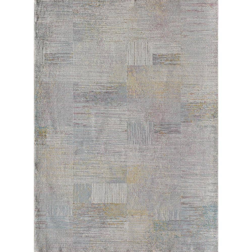 Rugs America Malina Revere Pewter 2 ft. X 4 ft. Area Rug RA30761 - The ...