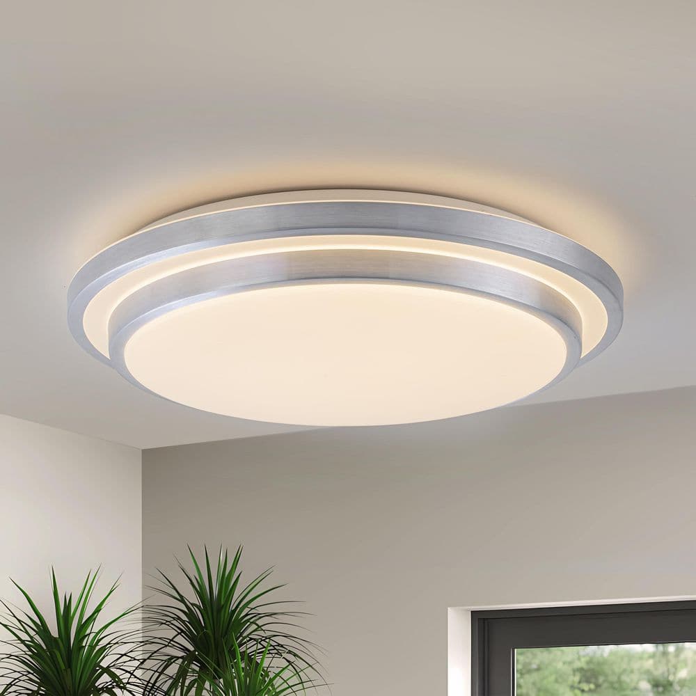 Reviews for C Cattleya 16 in. Brushed Aluminum Finish Modern Selectable ...