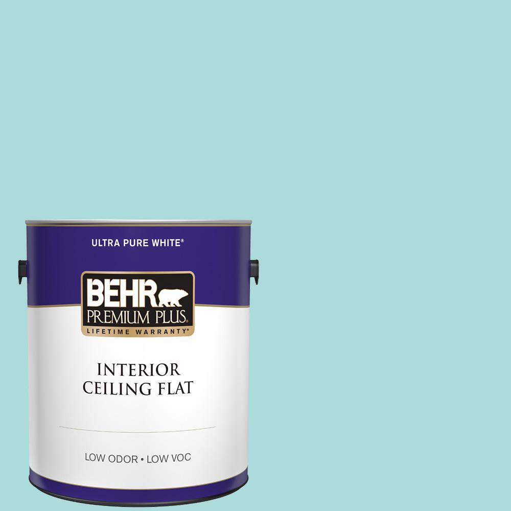 BEHR PREMIUM PLUS 1 gal. #M460-2 Beachside Drive Ceiling Flat Interior ...