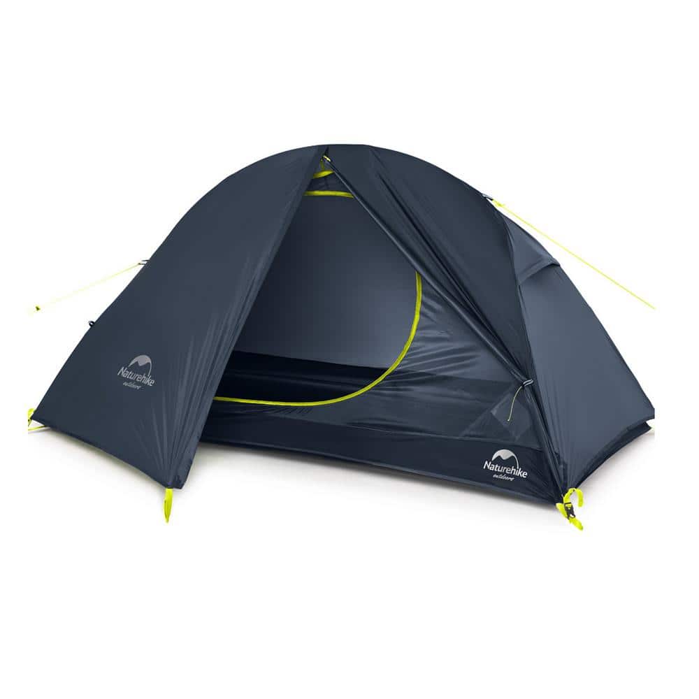 Cesicia 1-Person Easy Up Camping Sport Dome Tent in Dark Blue W-FXO-62 ...