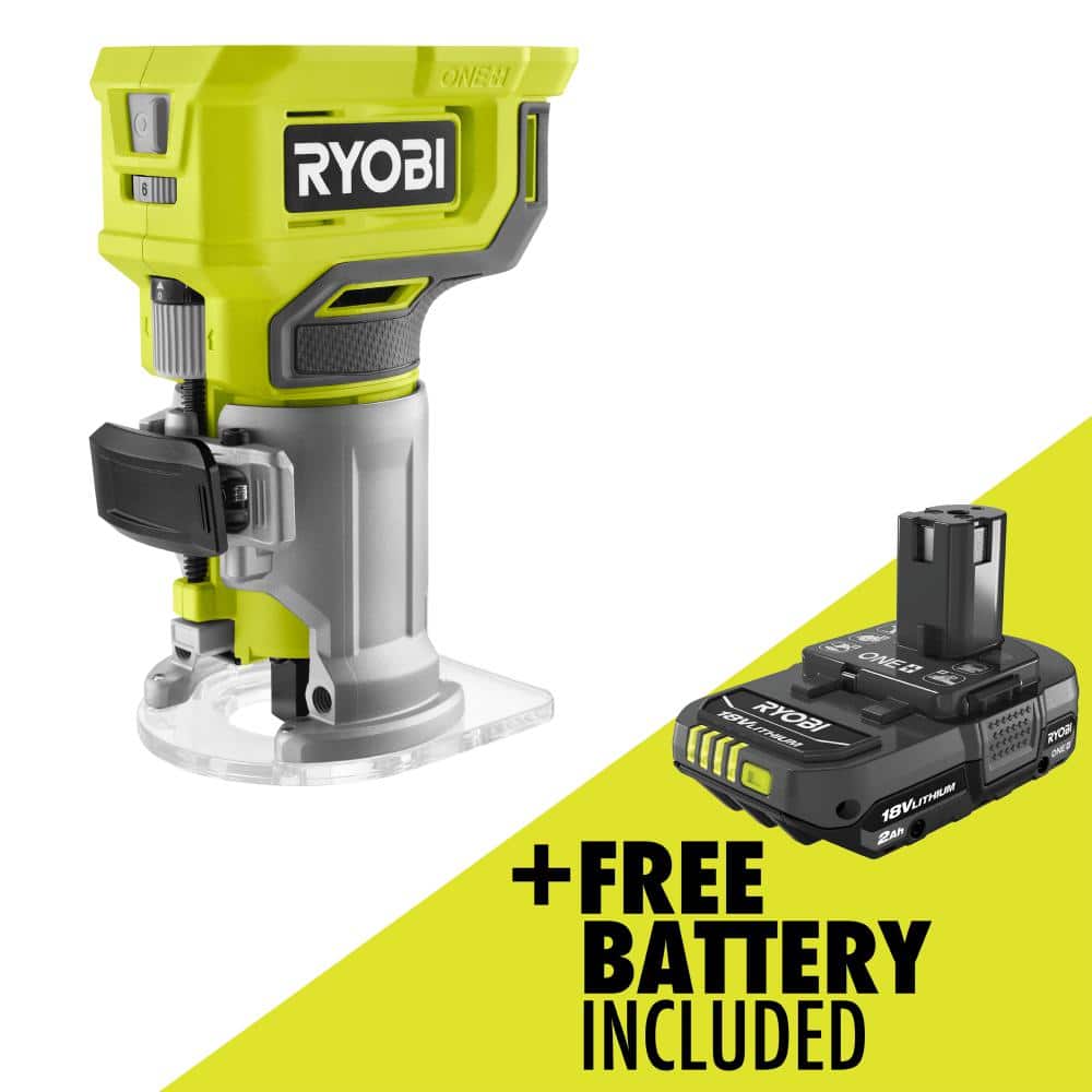 Reviews for RYOBI ONE+ 18V Cordless Compact Fixed Base Router with FREE ...