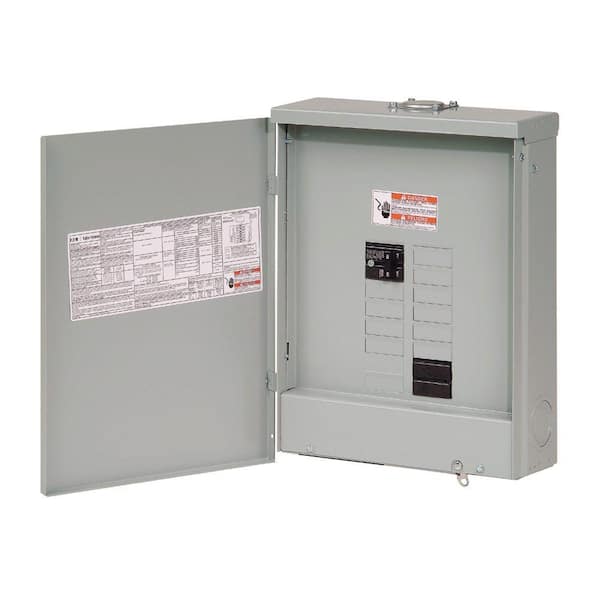 Eaton BR 100 Amp 10 Space 20 Circuit Outdoor Main Breaker Loadcenter ...
