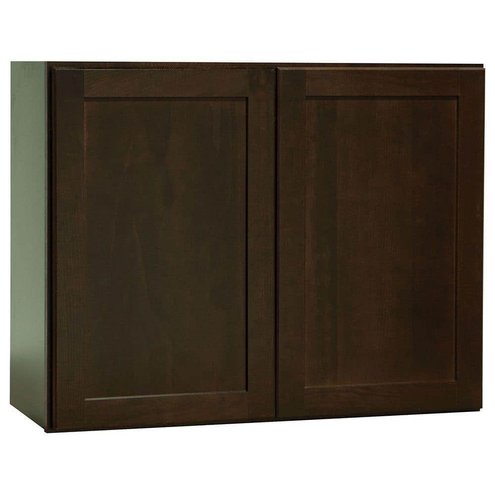 Hampton Bay Shaker 30 in. W x 12 in. D x 24 in. H Assembled Wall Bridge ...
