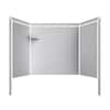 FlexStone Elite 60 in. W x 60 in. H x 32 in. D 9-Piece Easy Three-Piece ...