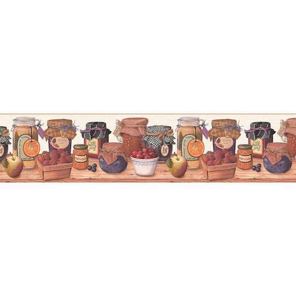 TUKTUK Roma Kitchen Style Black Peel and Stick Wallpaper Borders Self ...