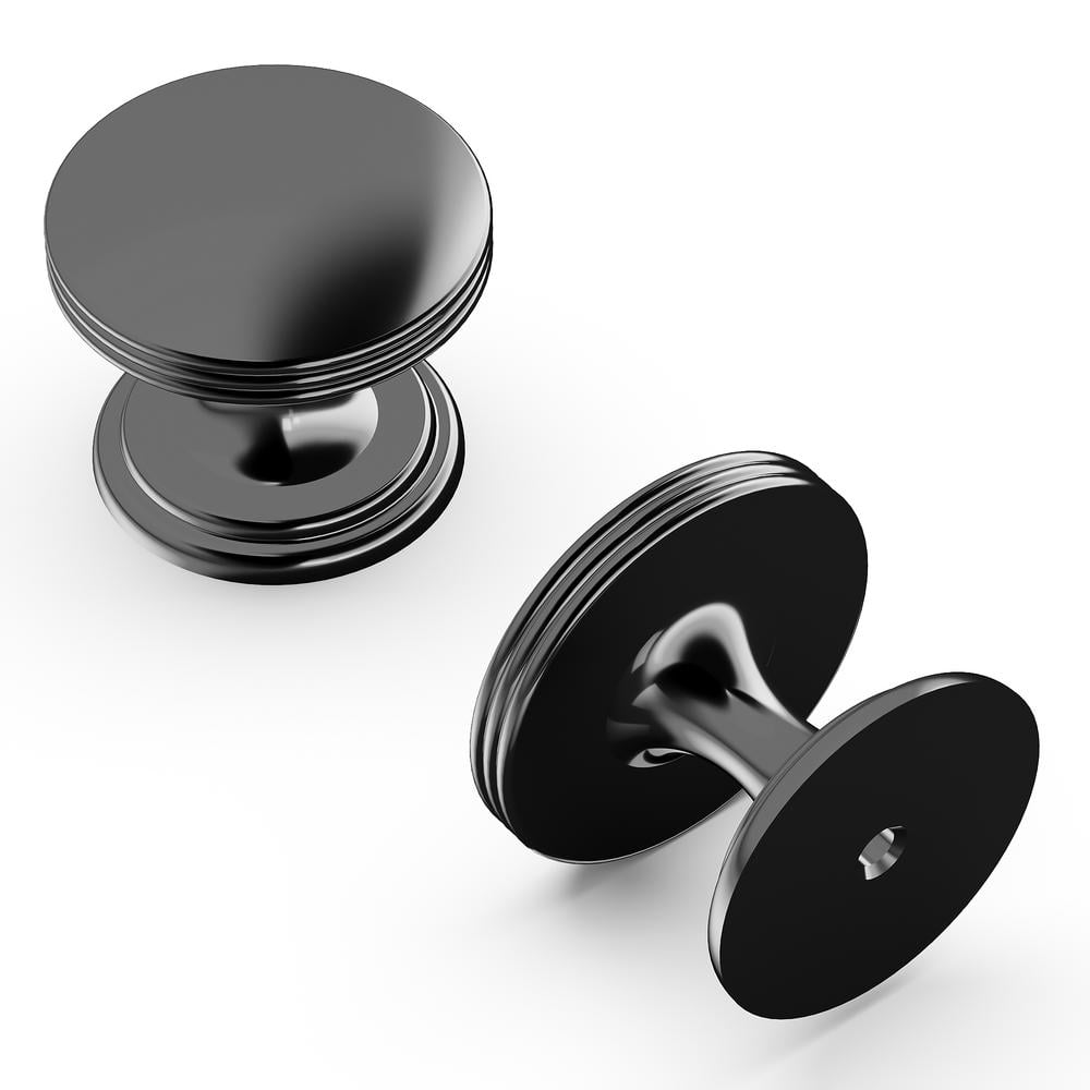 HICKORY HARDWARE American Diner Collection 1-3/8 in. Diameter Black ...