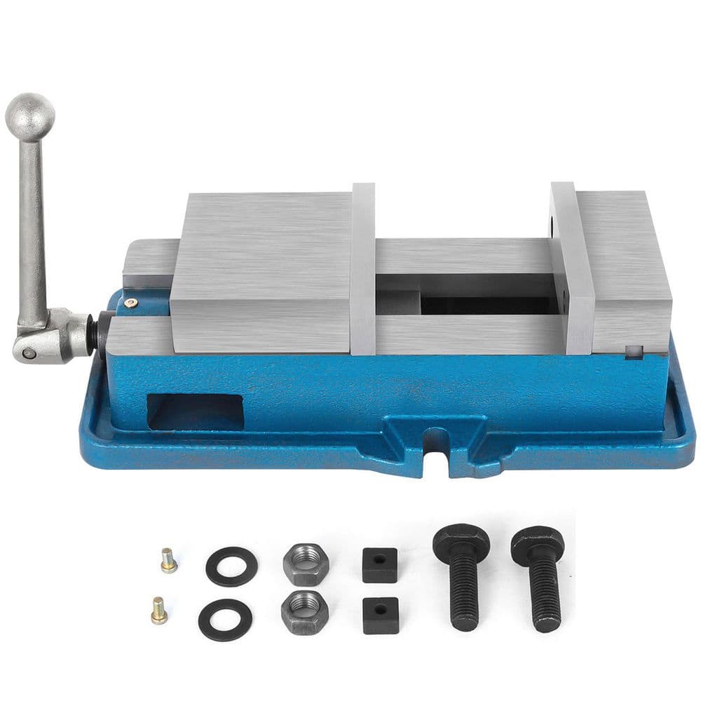 SKYSHALO Non Swivel Milling Lockdown Vise 4 in. Precision Bench Clamp ...