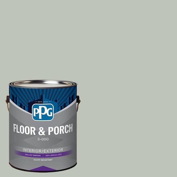 PPG 1 gal. PPG1128-4 Balsam Satin Interior/Exterior Floor and Porch ...
